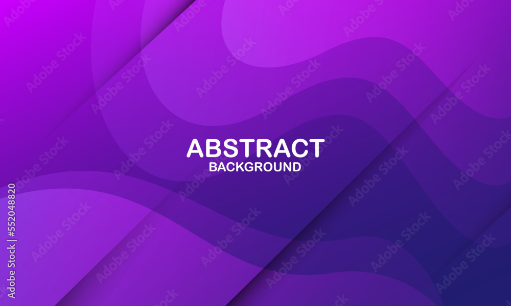 Abstract purple wave background. Dynamic shapes composition. Eps10 ...