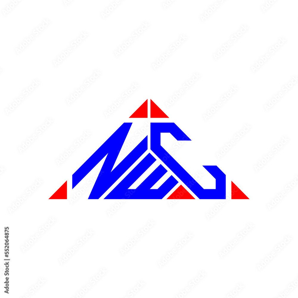NWC letter logo creative design with vector graphic, NWC simple and ...