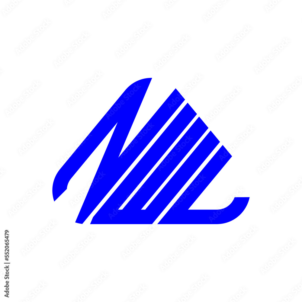 NWL letter logo creative design with vector graphic, NWL simple and ...