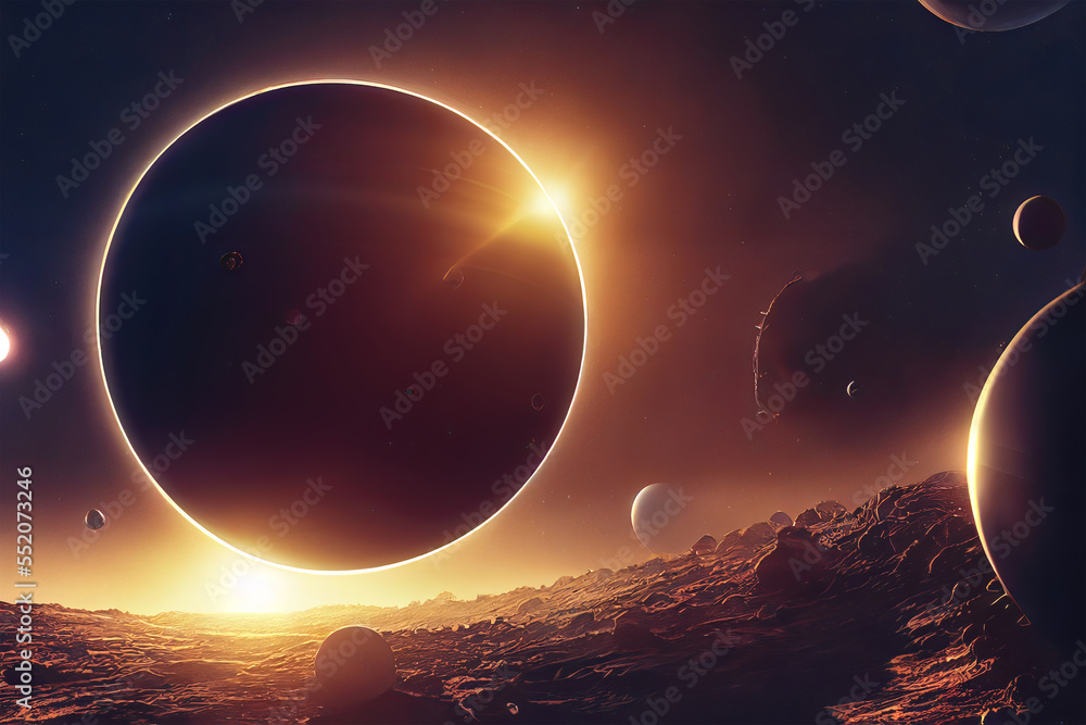 the moon Stock Illustration | Adobe Stock