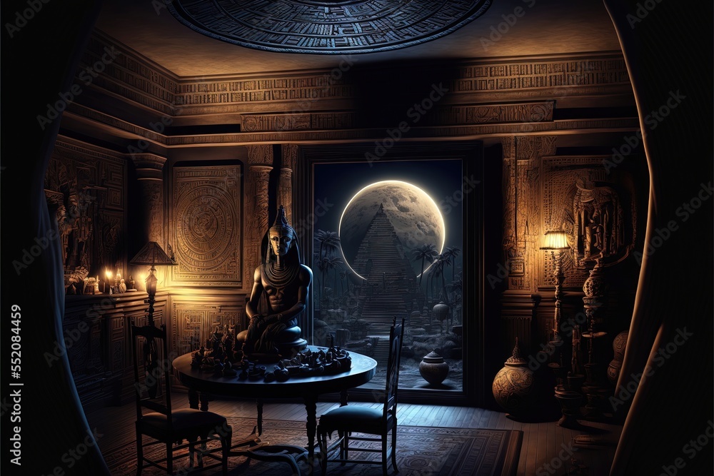 Egyptian Themed Bedroom Decor | Shelly Lighting