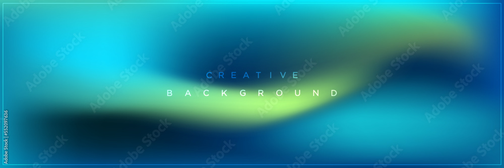 Modern abstract blue gradient banner background design Stock Vector ...