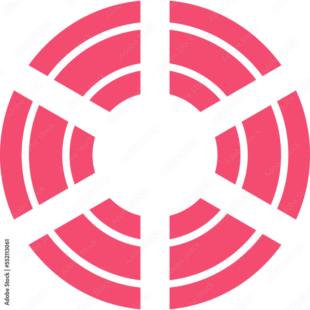 Color Wheel Icon Stock Vector | Adobe Stock