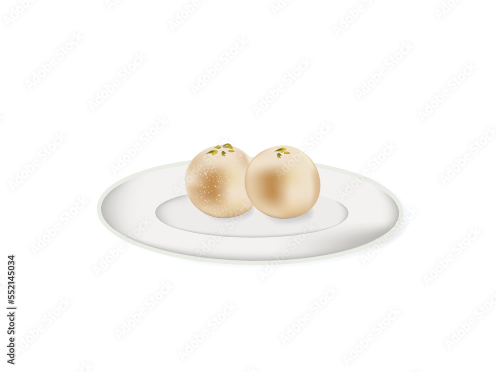 Rasgulla also known as rasagola or rosogolla popular dessert India ...