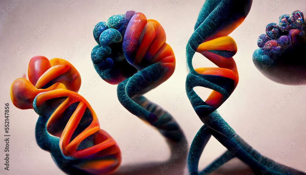 Digital medical science neuron connections, synapses, macro detailed ...