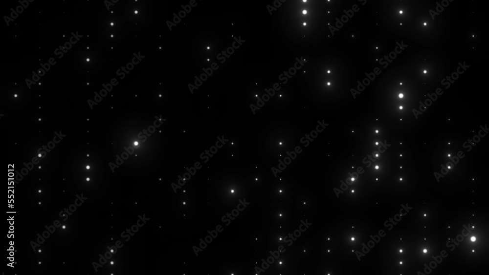 Glowing Particle Moving High Tech Background. Futuristic Particle ...