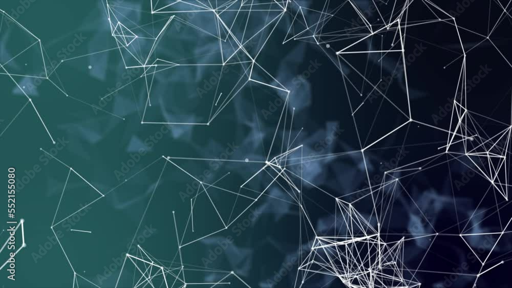 Plexus Network Connection Digital Background, Abstract Futuristic Digital Plexus Glowing Dot ...