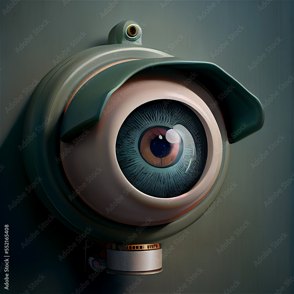 Sinister eye watching, spy, surveillance, privacy, big brother, issue ...