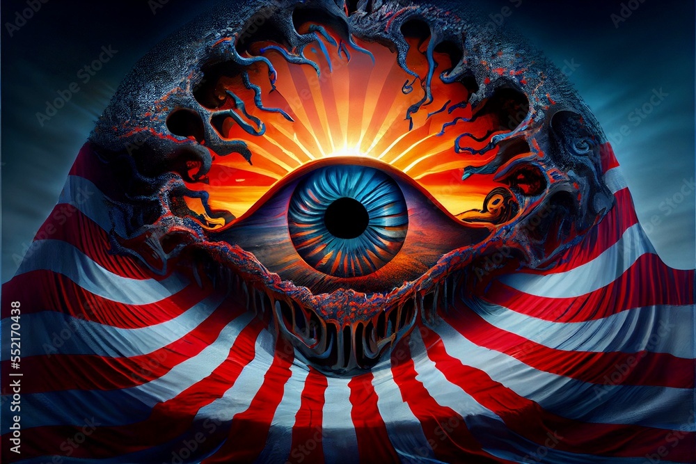 Midjourney render of abstract art wallpaper Stock Illustration | Adobe ...