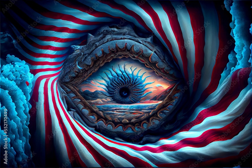 Midjourney render of abstract art wallpaper Stock Illustration | Adobe ...