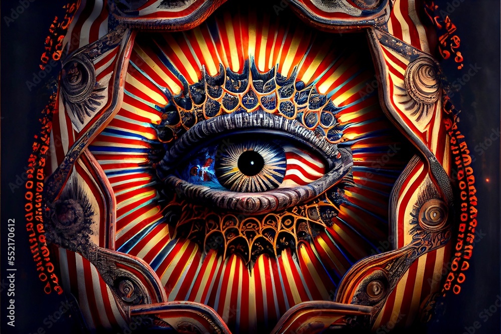 Midjourney render of abstract art wallpaper Stock Illustration | Adobe ...