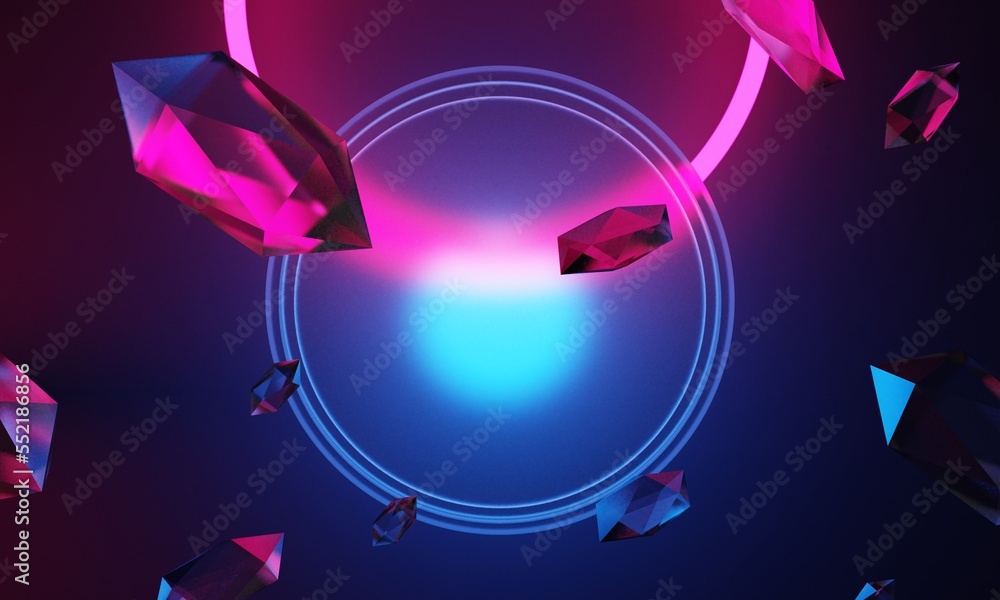 gaming background abstract wallpaper, cyberpunk style scifi game, neon ...