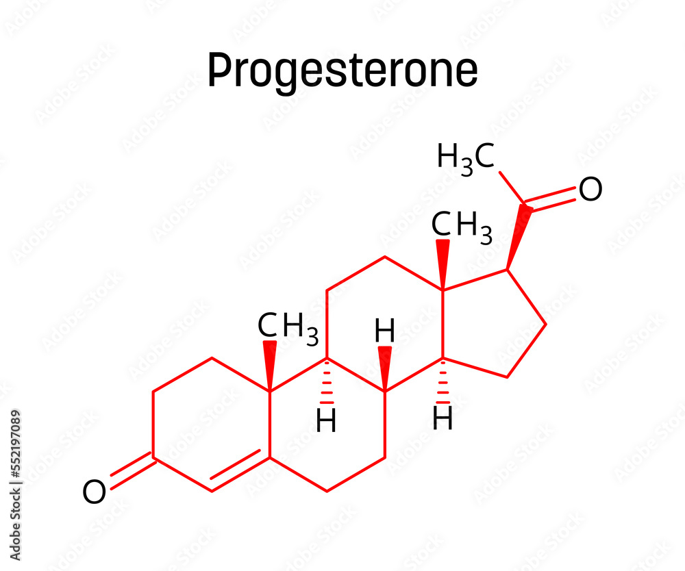 Progesterone Molecule