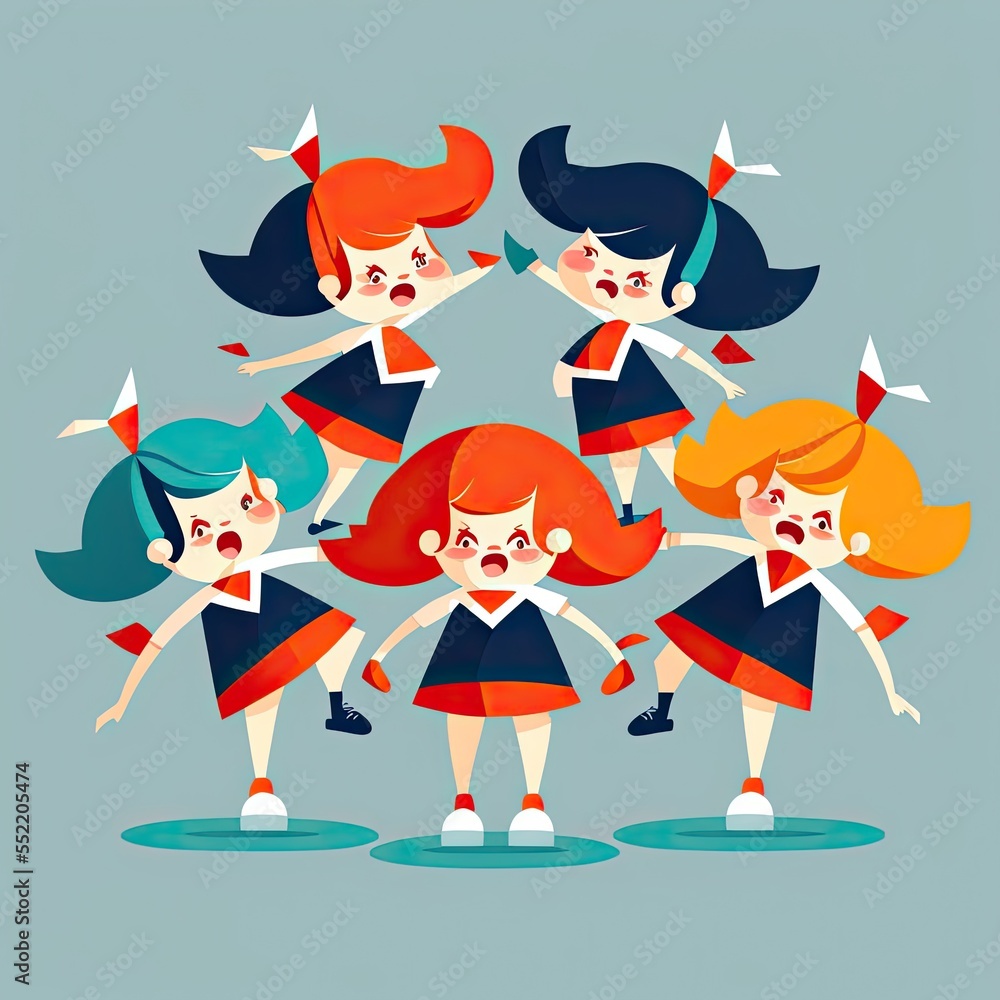 Cheerleader Girls, Cheerleading teams, Cheerleader girls with pompoms ...