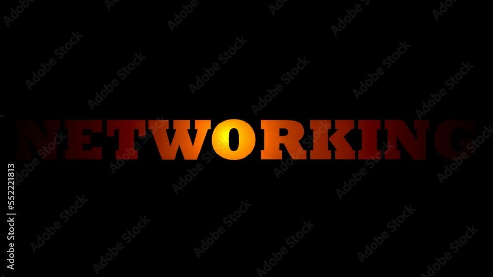 Networking text animation video. These animations are perfect for your ...
