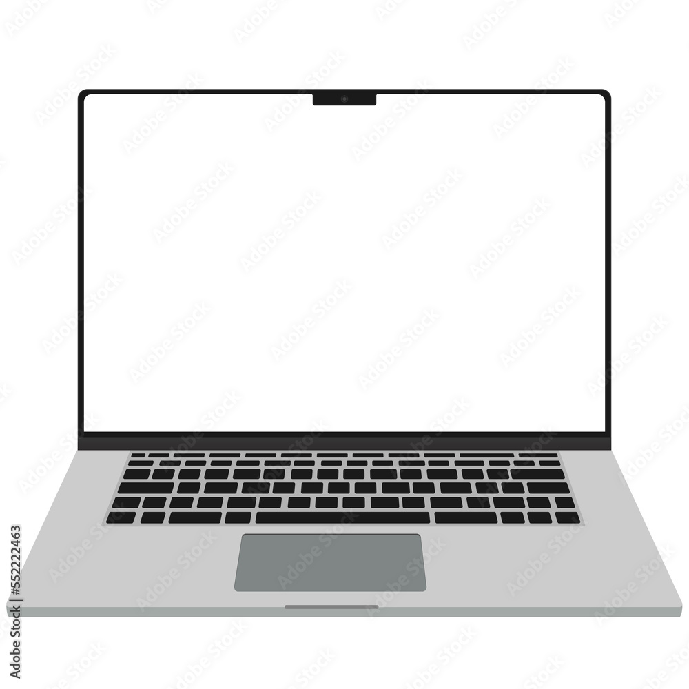Front of Laptop Mockup macbook Style, macbook pro mockup, laptop screen ...