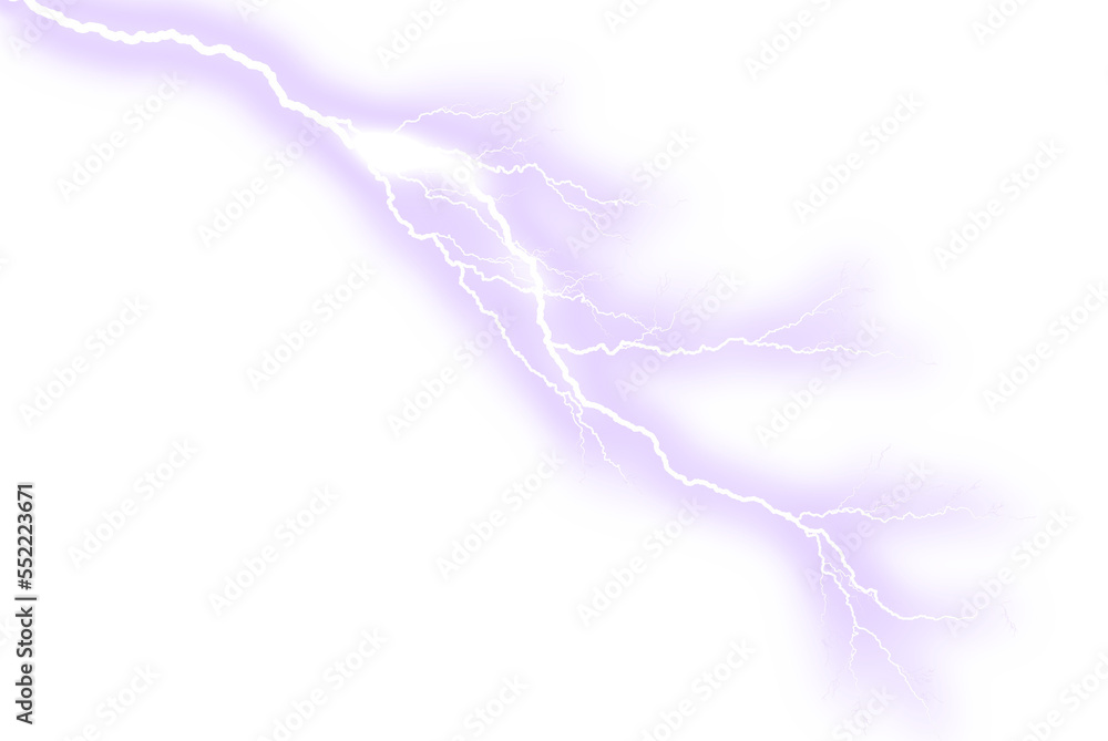 Purple Lightning Stock Illustration | Adobe Stock