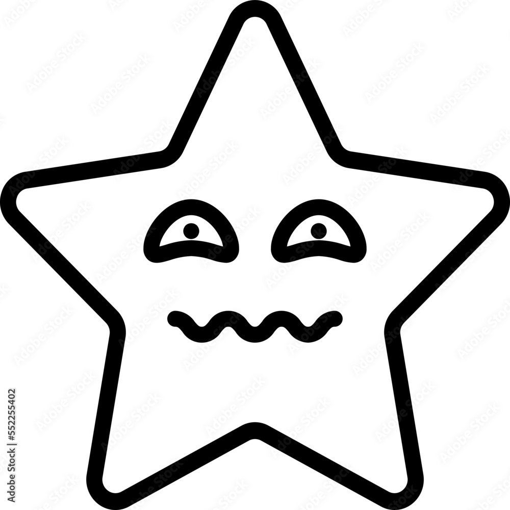 Joke star emoji icon Stock Vector | Adobe Stock