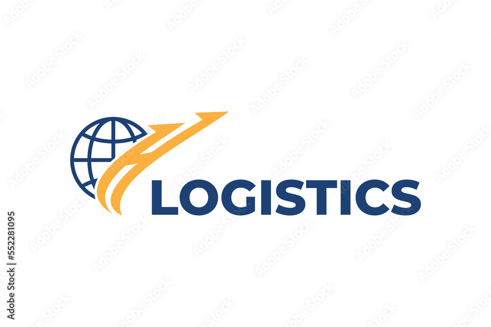 logistic company logo design, logistics logo, cargo logo design, letter ...