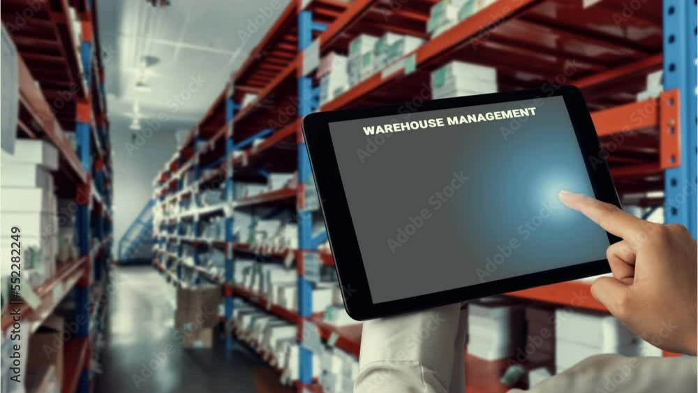 Warehouse management deft software in computer for real time monitoring ...