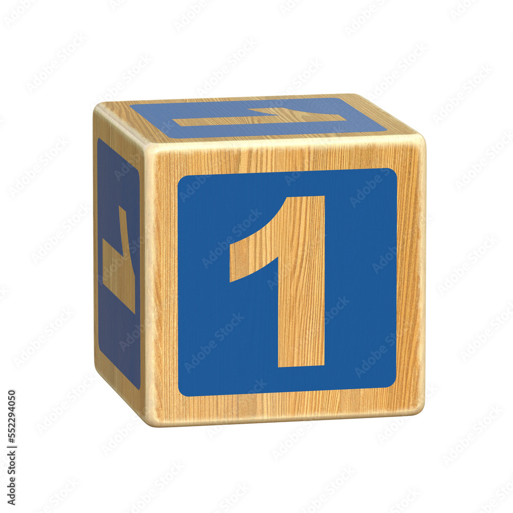 Number 1, Wooden Blocks font for Toddlers, Wood Alphabet Blocks, ABC ...