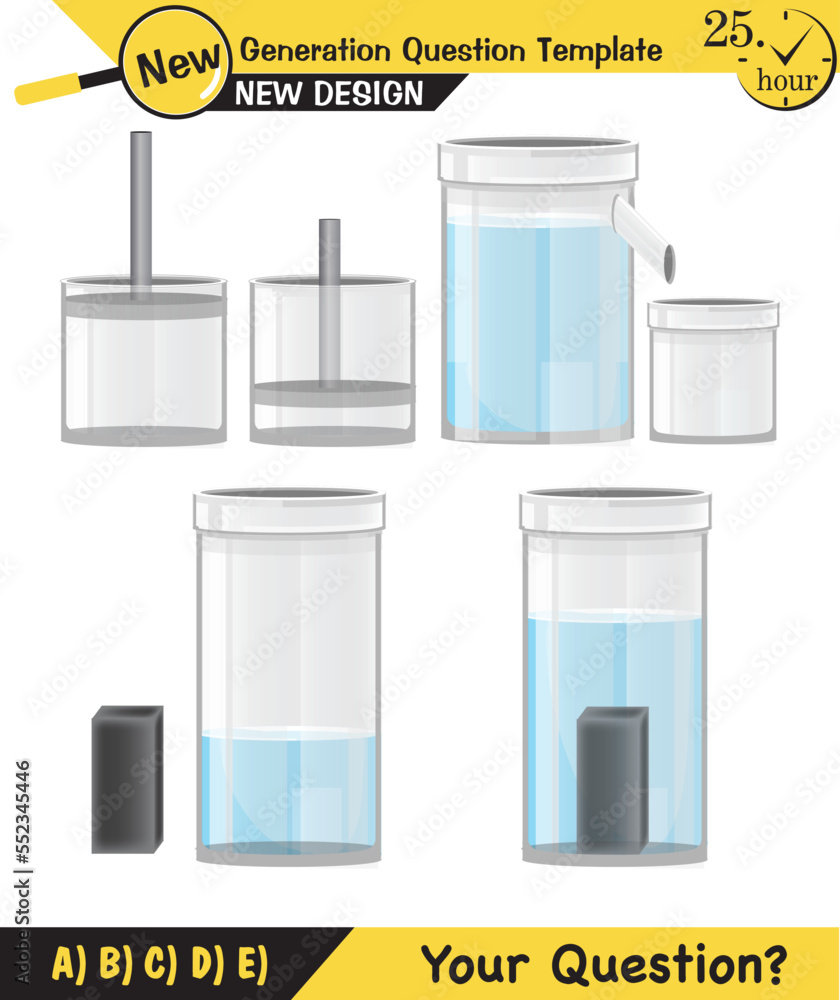 Physics, pressure and lifting force, archimedes principle, pressure of ...