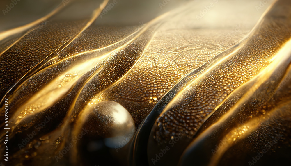 Abstract gold background. Ai generated. Stock Illustration | Adobe Stock
