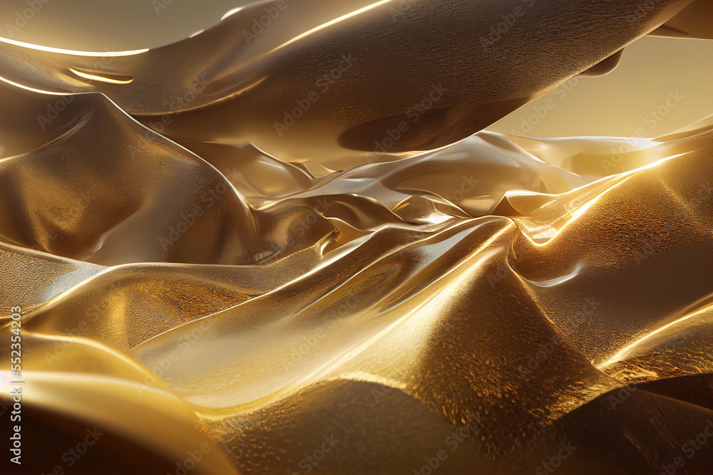 Abstract gold background. Ai generated. Stock Illustration | Adobe Stock