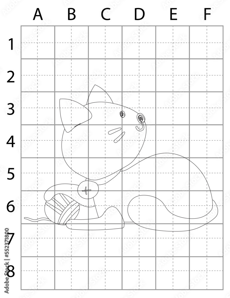 Cat Drawing Page, Cute Cat Coloring Pages for Coloring Books, Outline ...
