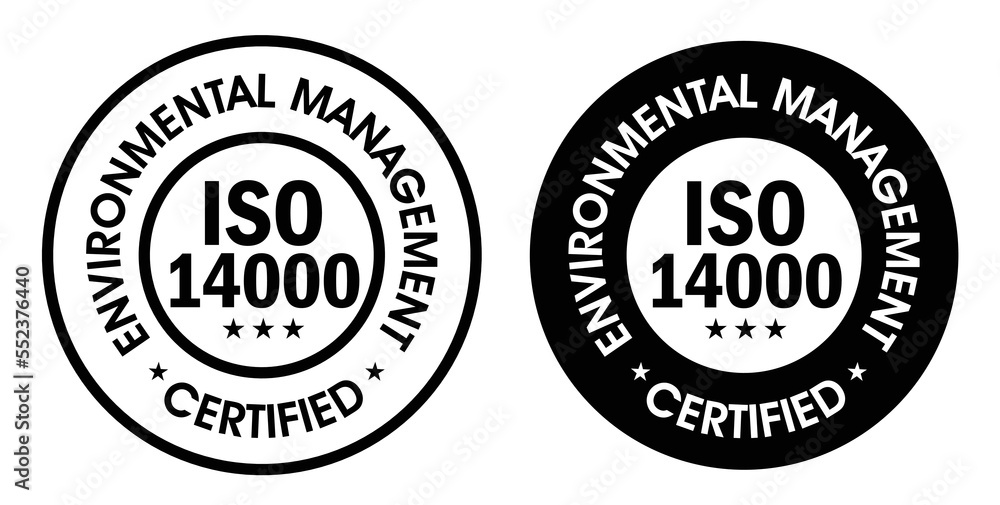 certified iso 14000, environmental management system abstract Stock ...