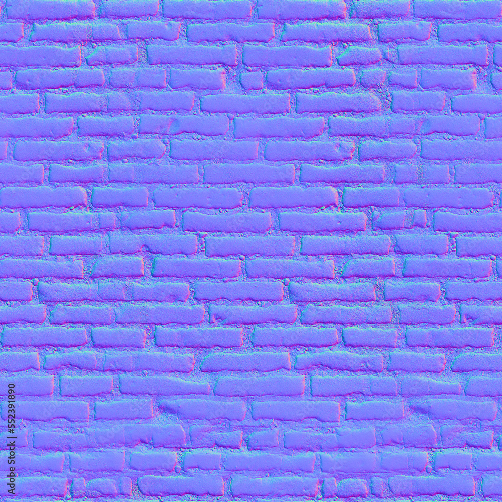 Paving stones normal map for 3d material creation. 8K, high resolution ...