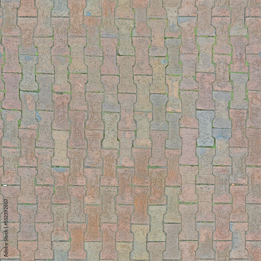 Paving stones diffuse or albedo texture map for 3d material creation ...