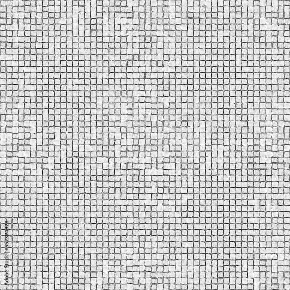 Mosaic stone surface ambient occlusion texture map. 8K, high resolution ...