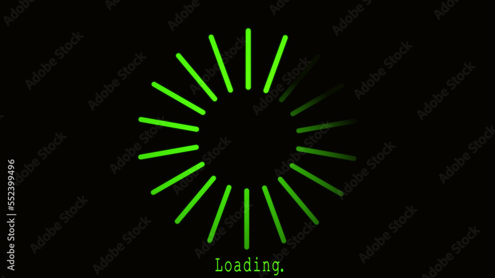 : Loading Circle, video. Download progress, preloaded animation web ...