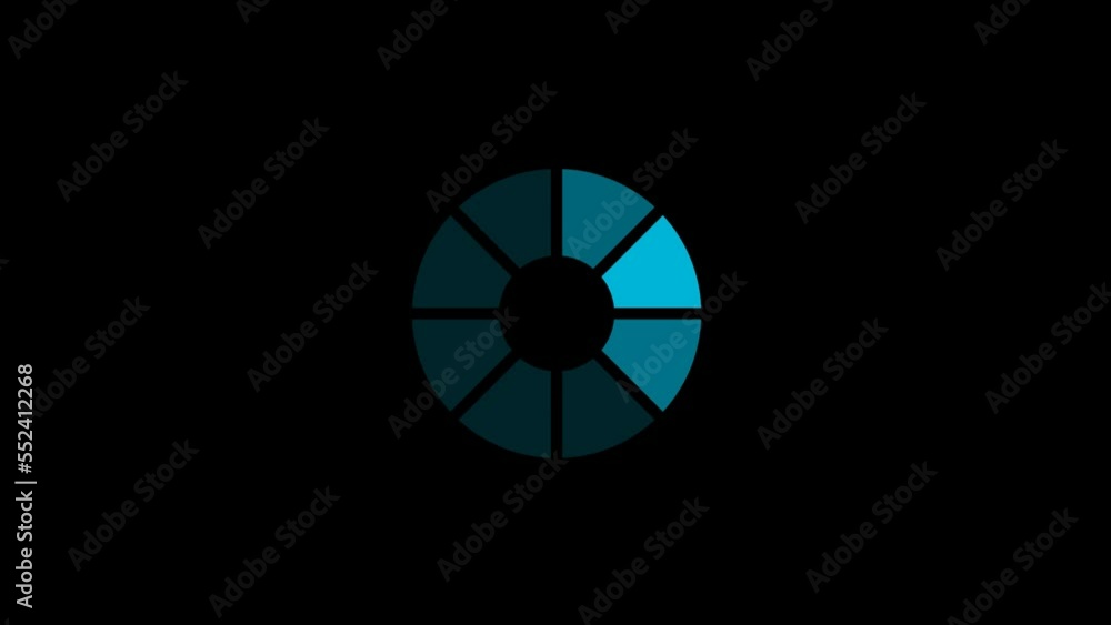 Loading wheel animation - Animated spinning load icon with alpha layer ...