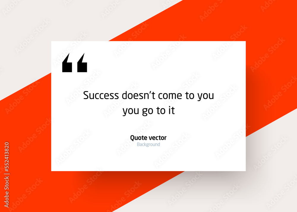 Vecteur Stock Quote background vector. Creative Modern Material Design ...