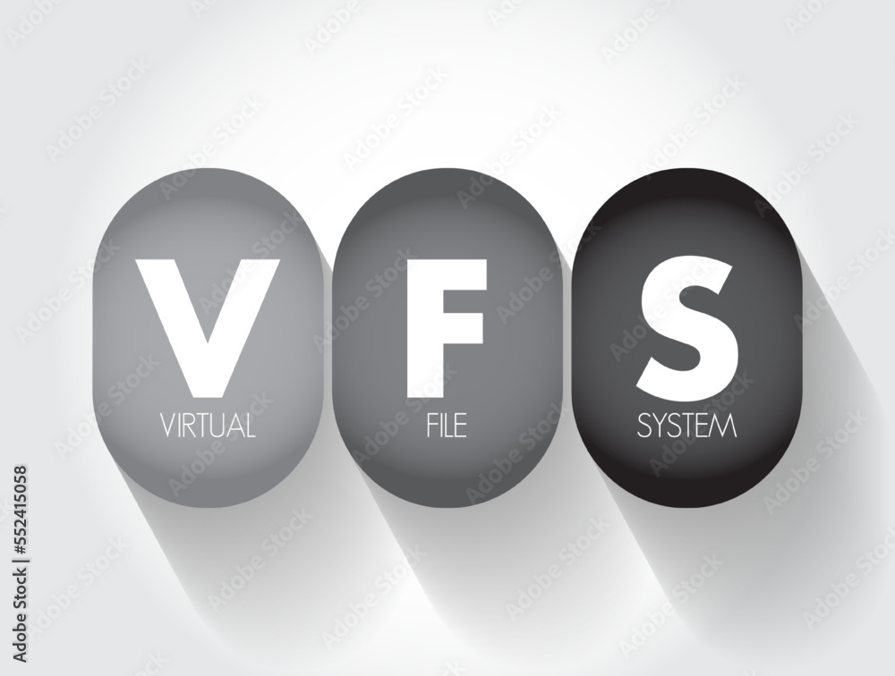 VFS - Virtual File System is an abstract layer on top of a more ...