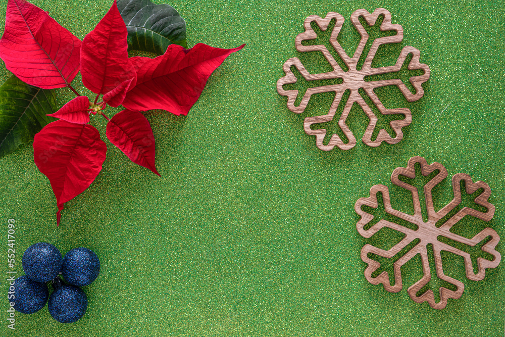 Snowflakes Corner Border