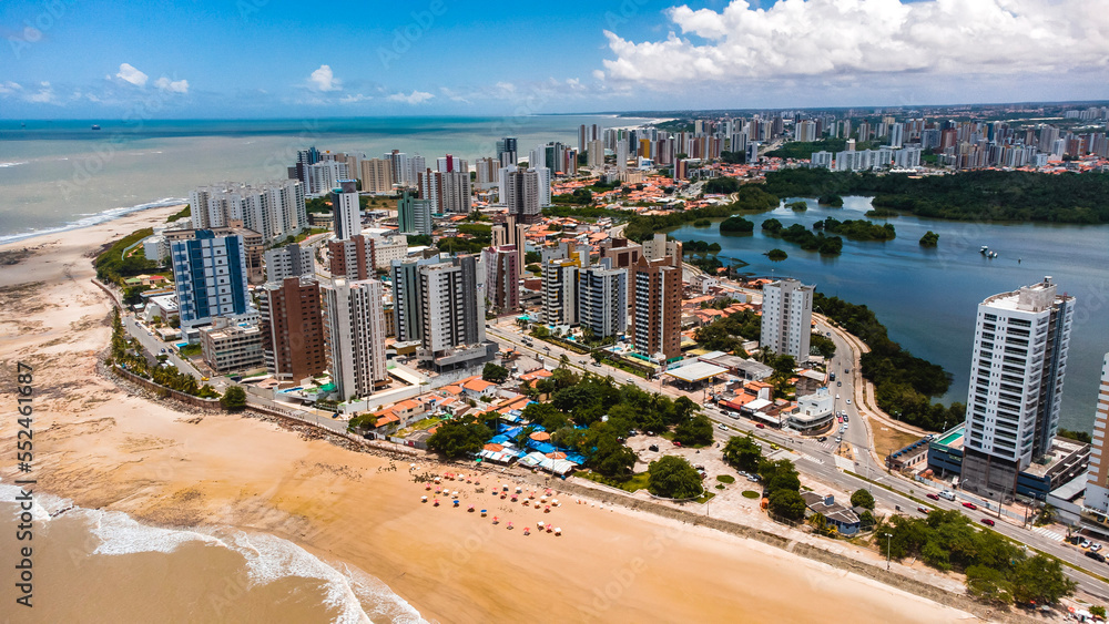 Praia Bairro Ponta dAreia Litoral Sao Luis Maranhao Nordeste Pradios ...