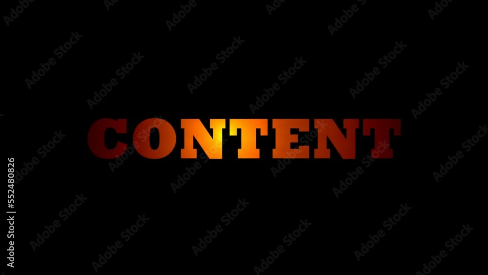 Content text animation video. These animations are perfect for your ...