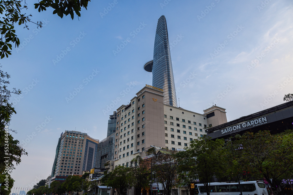 Bitexco Financial Tower is a skyscraper in Ho Chi Minh City or Saigon ...