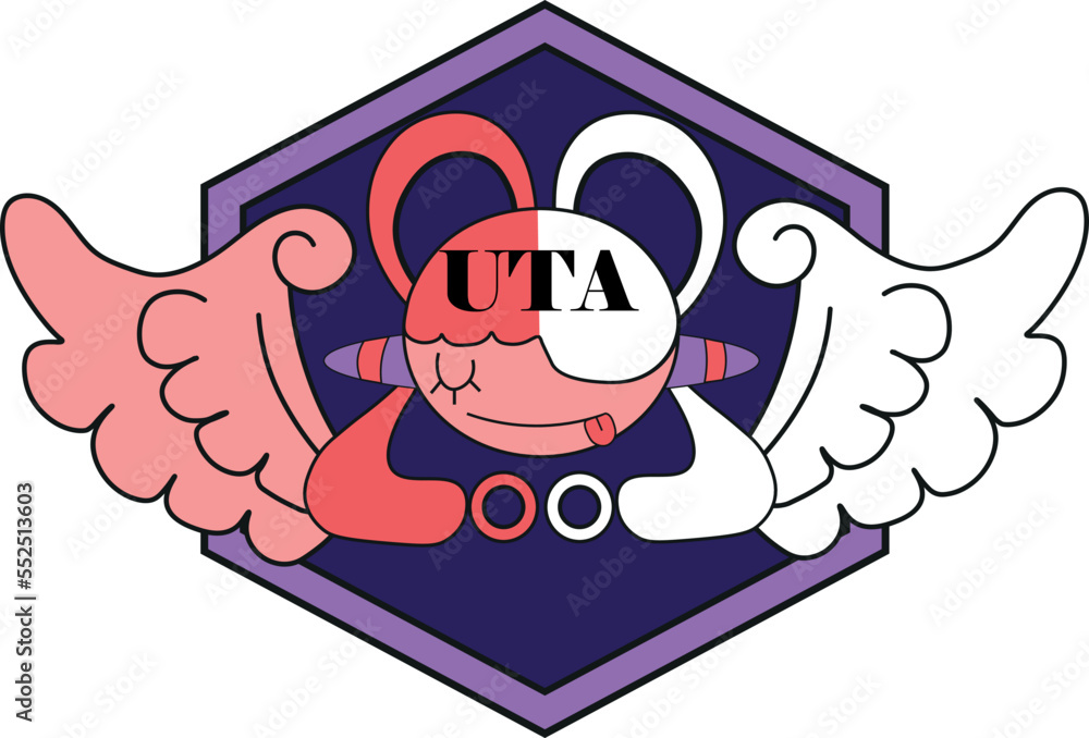 Vetor de ONE PIECE. ANIME. UTA HIJA DE SHANKS. ESCUDO DE UTA. LUFFY ...