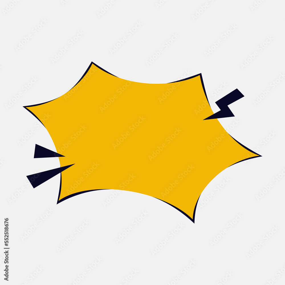 shocking bubble pop art comic template. Suitable for comic strip ...