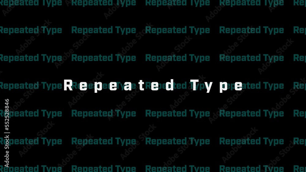 Flexible Repeat Text Overlay Stock Template | Adobe Stock