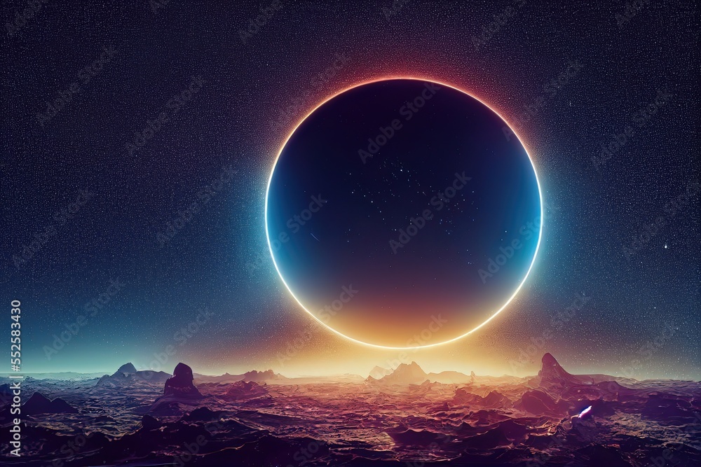 Ultra Detailed Hyper Realistic Astronomy Stock Illustration | Adobe Stock