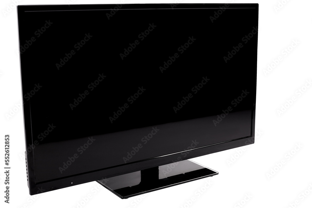 Flat screen TV perspective view with transparent background (png image ...