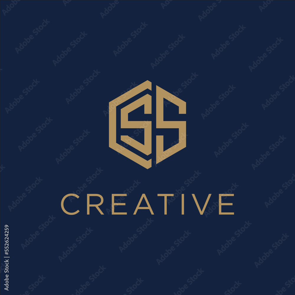 css letter monogram logo design template Stock Vector | Adobe Stock