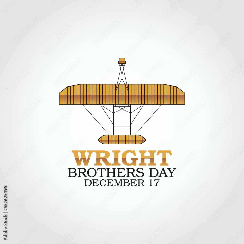 vector graphic of wright brothers day good for wright brothers day ...
