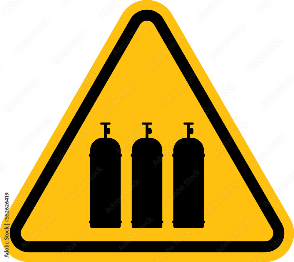 Gas station sign vector illustration. Warning symbol. Gas station ...