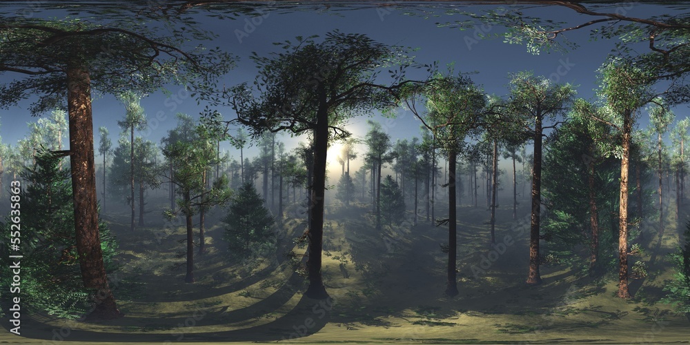 HDRI, environment map , Round panorama, spherical panorama, equidistant ...